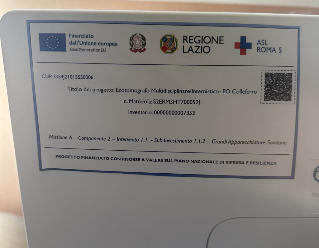 Grandi apparecchiature - ASL ROMA 5