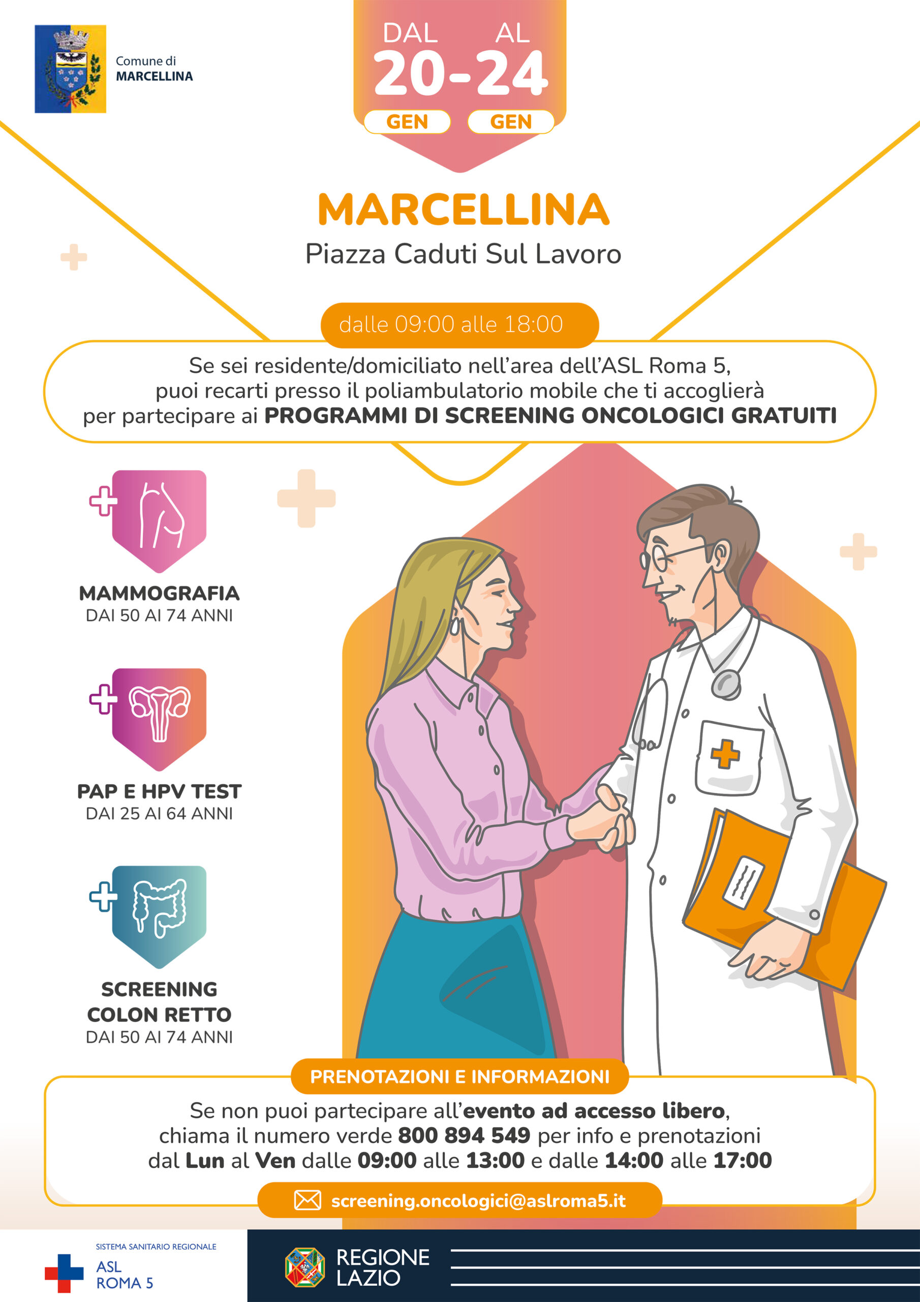 Programmi di screening oncologici - ASL ROMA 5