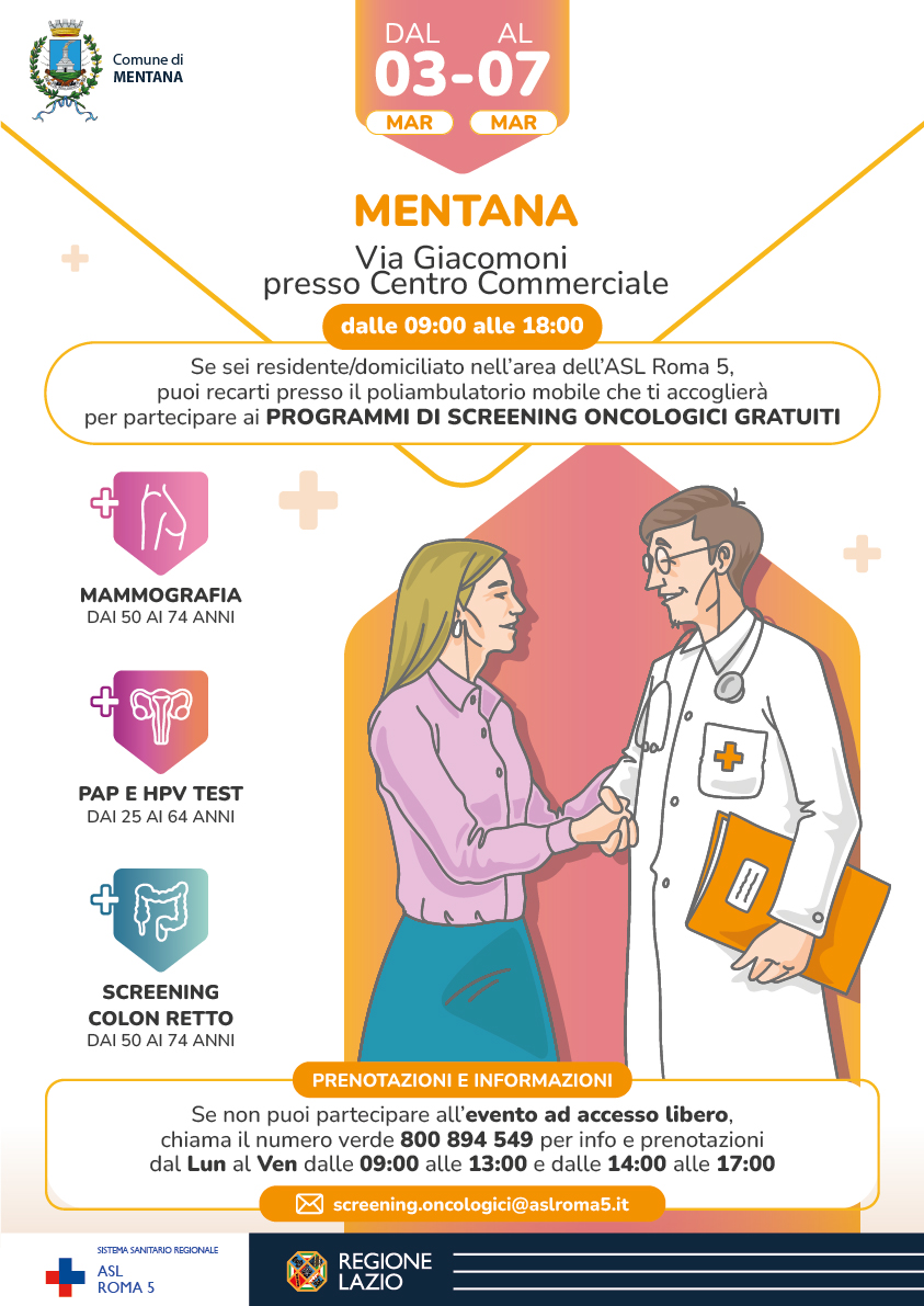 Programmi di screening oncologici - ASL ROMA 5